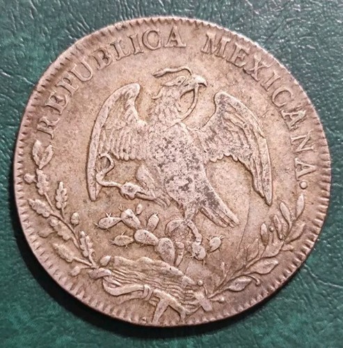 Mexico 1825 8 Reales Mo JM | eBay