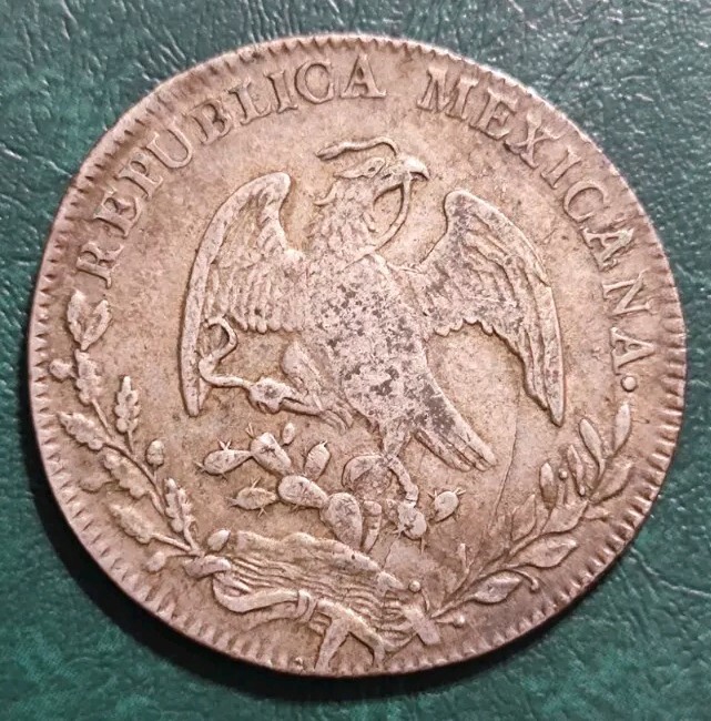 Mexico 1825 8 Reales Mo JM | eBay