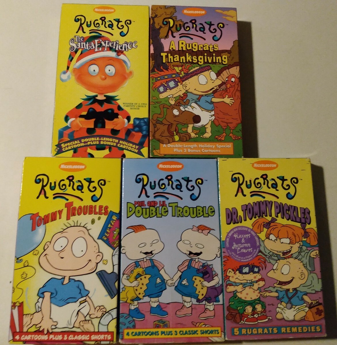 Rugrats Nickelodeon Cartoon VHS Tape Lot Of 5, Used. | eBay
