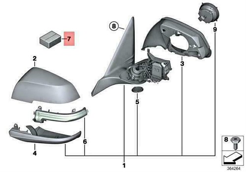 OEM BMW BMW I HYBRID X1 I3 I3S M2 E84 F20 F21 F22 SET OF SCREWS ...