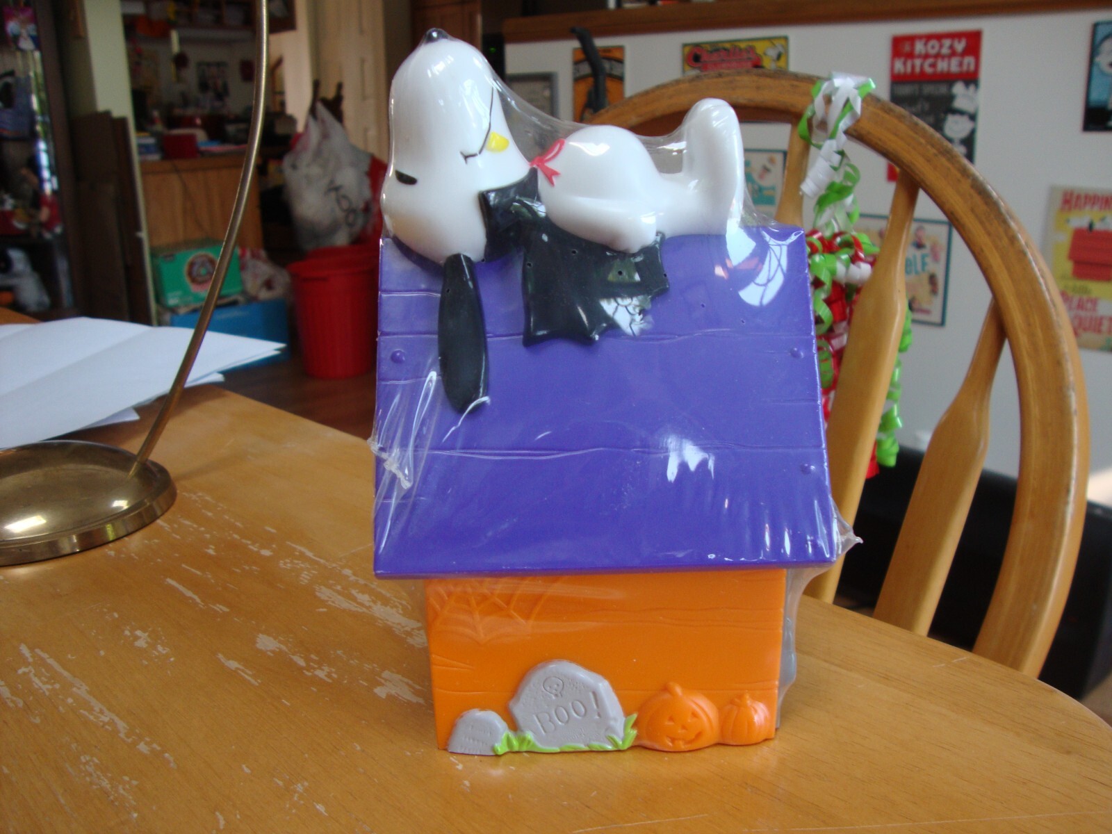 Peanuts Whitman's Halloween Coin Bank Count Dracula Snoopy Sealed Old ...