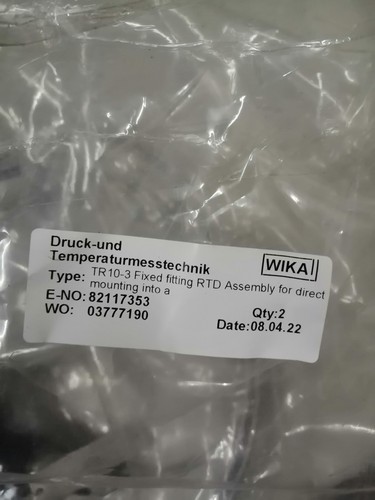 1PCS NEW Temperature Sensor TR10-3 Fixed Fitting RTD wika | eBay