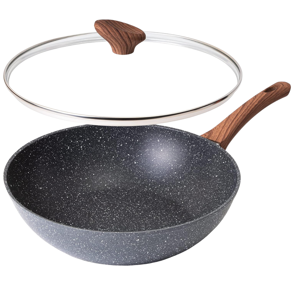 Marble Cookware Collection: Frying Pans, Woks, Sauté Pans, and ...