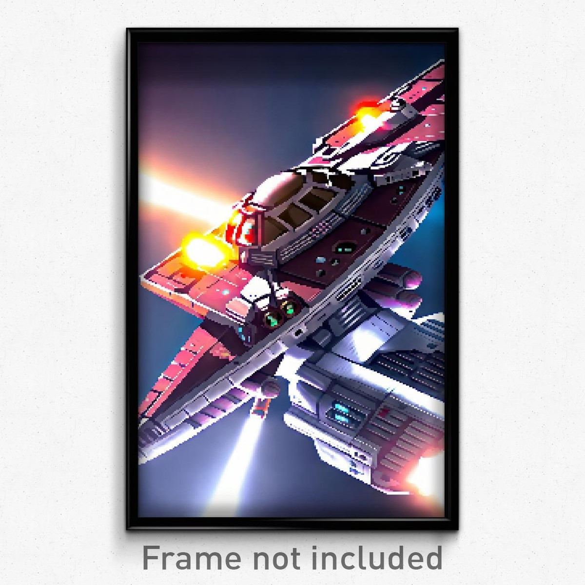 8 Bit Spaceship Pixel Art Get Images