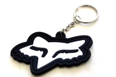 Rubber Key Chain Key Chain Ring White Dirt Bike Motorcycle ATV QUAD I ...