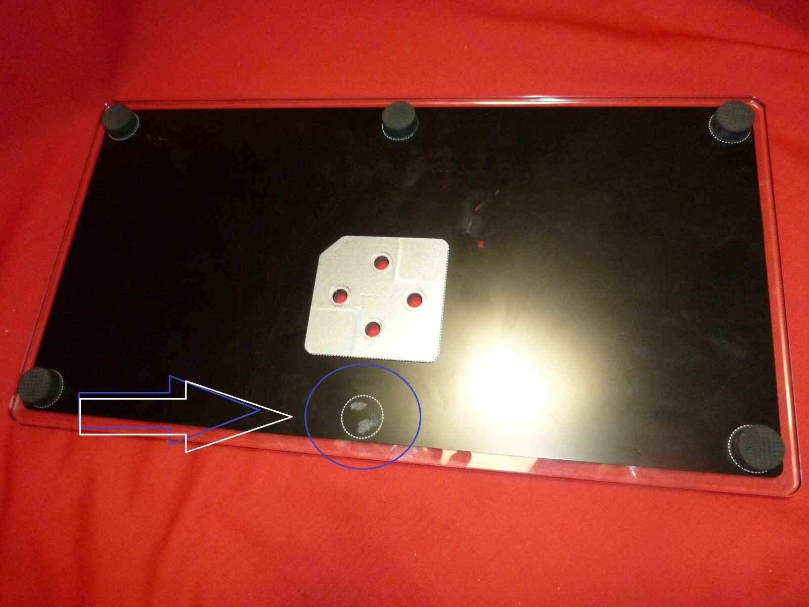 Genuine Viewsonic OEM Base/Stand/Pedestal for VT4200-L * Glass base ...