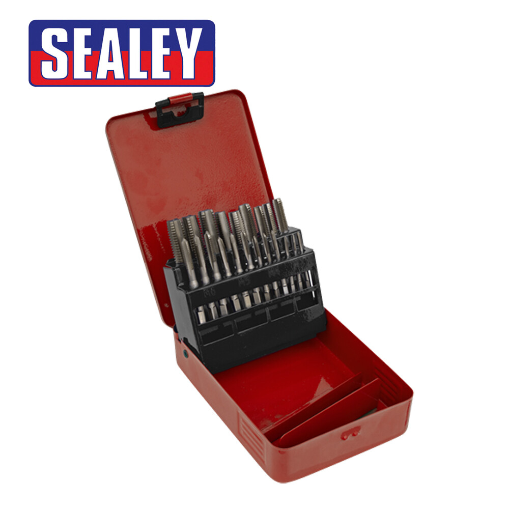 Sealey AK3021 Tap Set 21pc Metric M3-M12 Taper Plug Bottom Taps Thread ...