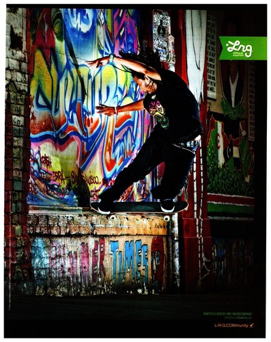 PSK47 SKATEBOARDING MAGAZINE ADVERT 11X16" L.R.G. CLOTHING : KARL ...