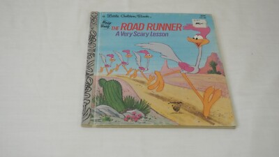 Little Golden Book Beep Beep The Road Runner A Very Scary Lesson 1974 ...