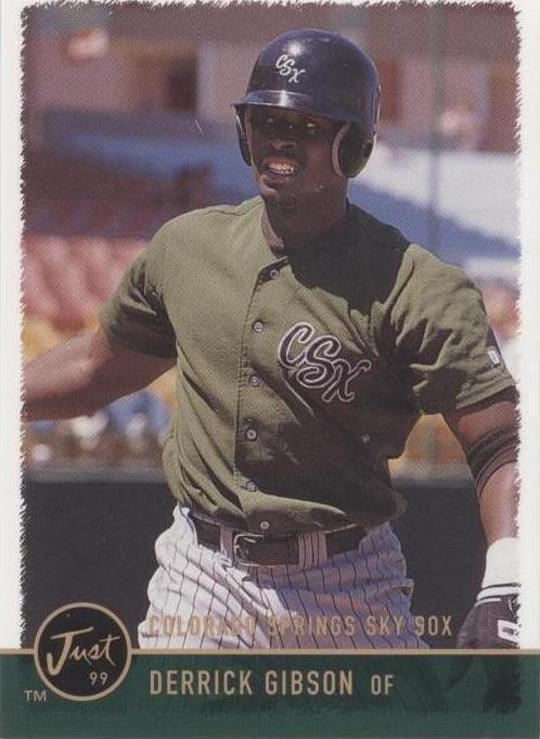 1999 Just Minors - Derrick Gibson #91 for sale online | eBay