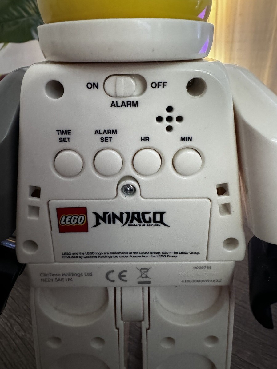 Lego Ninjago Zane Moveable Minifigure Lcd Alarm Clock LEGO Ninjago Kai