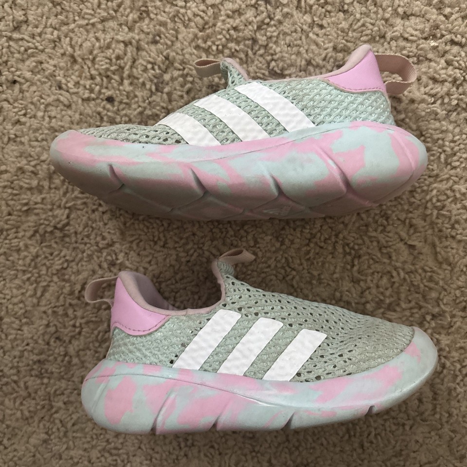 adidas Monofit TR I White Beam MINT /PINK Toddler Infant Casual ID5291 ...