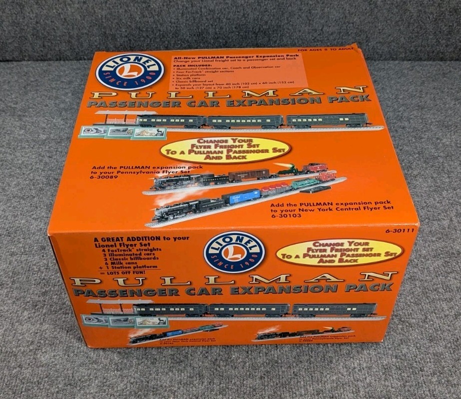 Lionel Pullman Passenger Car Expansion Pack 6-30111 NEW! | eBay