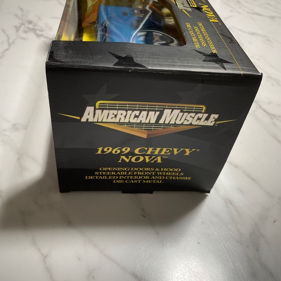 1/18 Scale 1969 Chevy Nova American Muscle Diecast el Car Collection ...