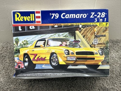 M13B rare sealed 1:24 Revell ’79 Camaro Z-28 3 n’ 1 85-2165 Model Kit ...