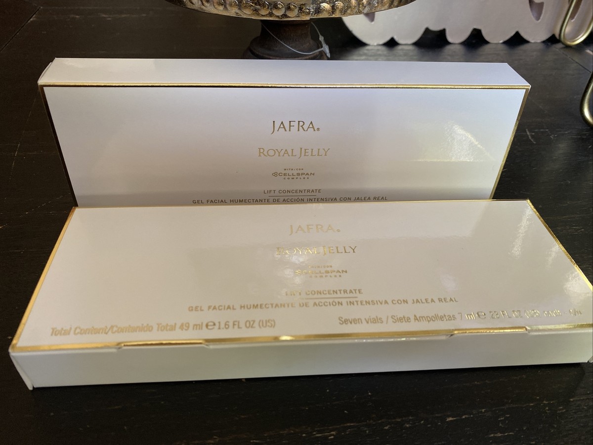 Jafra Royal Jelly Lift Concentrate 7 Vials 24 Oz Each Delan Jensen,