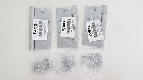 3 Ives Heavy Weight Full Mortise Butt Hinge.513 5BB1HW 5" x 4.5" 652 ...