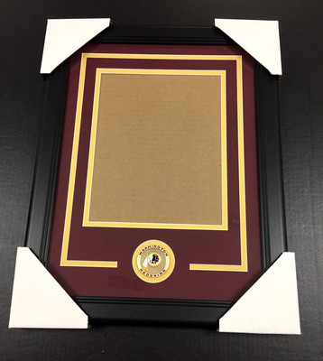 WASHINGTON REDSKINS Medallion Frame Kit 8x10 Photo Double Mat VERTICAL ...