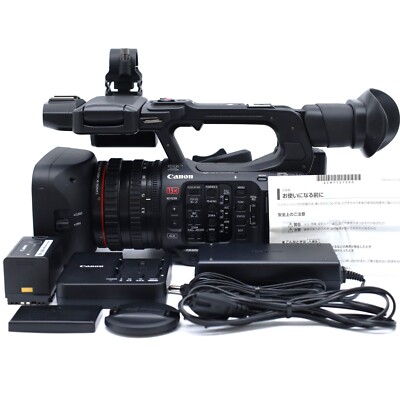 Canon XF605 4K UHD Pro Camcorder(Operation Time:17h)[ Top Mint ...