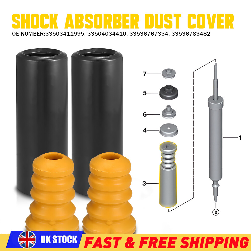 2Pcs Rear Shock Absorber Dust Cover Kits 33503411995 For BMW 1 3 Series ...