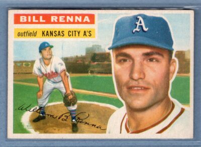 1956 Topps #82 Bill Renna (WB) VG-EX GO125 | eBay