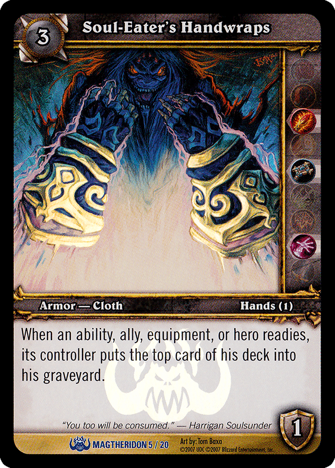 World of Warcraft WoW TCG Magtheridon's Lair Treasure Set CHOOSE YOUR ...