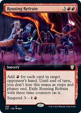 Rousing Refrain (Extended Art) Commander 2021 Regular for sale online ...