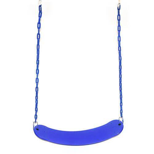 1 NEW BLUE Swing Set Seat Durable Vinyl Coated Chains 120lb Capacity ...