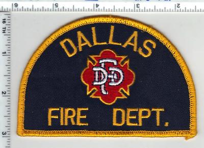 Dallas Fire Department (Texas) Uniform Take-Off Shoulder Patch from the ...