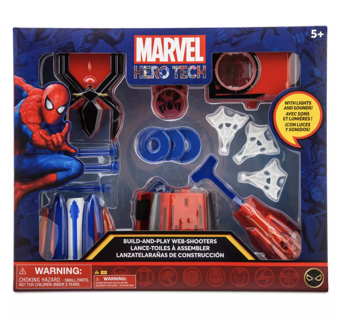 Disney Parks Marvel Hero Tech Spider-Man Build-and-Play Web-Shooters ...