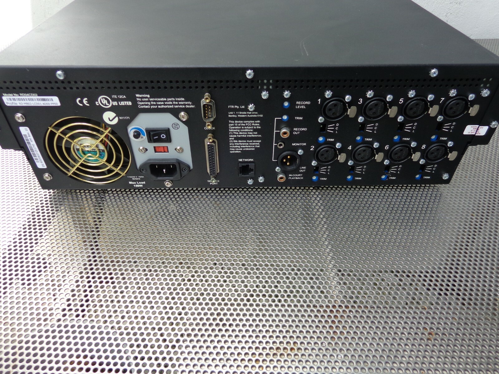 FTR Gold Reporter Deck RD04CD02 4-Channel Digital Recording System NO ...