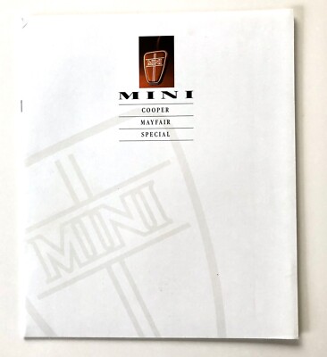 Mini Cooper, Mayfair, Special, Prospekt Großformat inkl. Preise, Farben ...