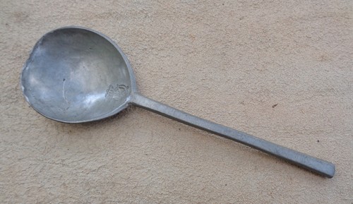 Dug Pewter Spoon With Makers Mark 1600s/1800s Pirate Time, Settlers Era ...