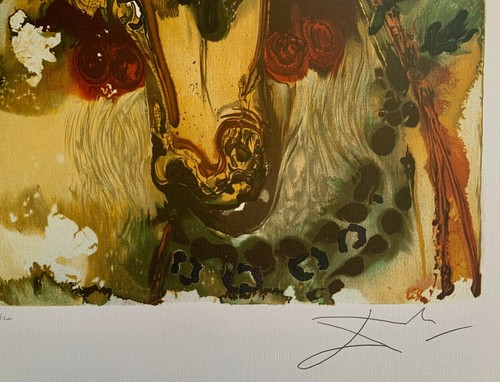 Salvador Dali Dalinean Horse BUCEPHALE Signed Limited Edition Lithograph Art | eBay