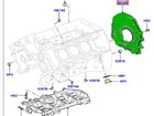 LAND ROVER REAR CRANKSHAFT OIL SEAL RANGE ROVER LR4 SPORT VELAR ...
