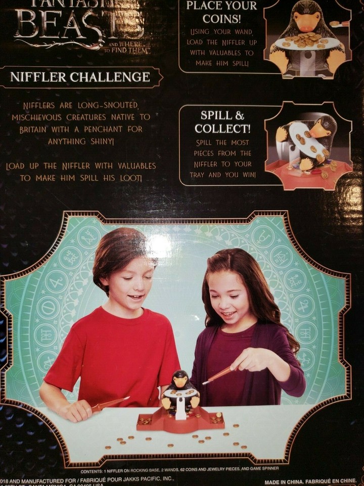 FANTASTIC BEASTS GAME NIFFLER CHALLENGE BOYS GIRLS BALANCE ACT GOLD ...