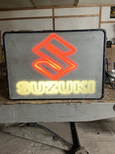 Suzuki vintage Dealer neon sign | eBay