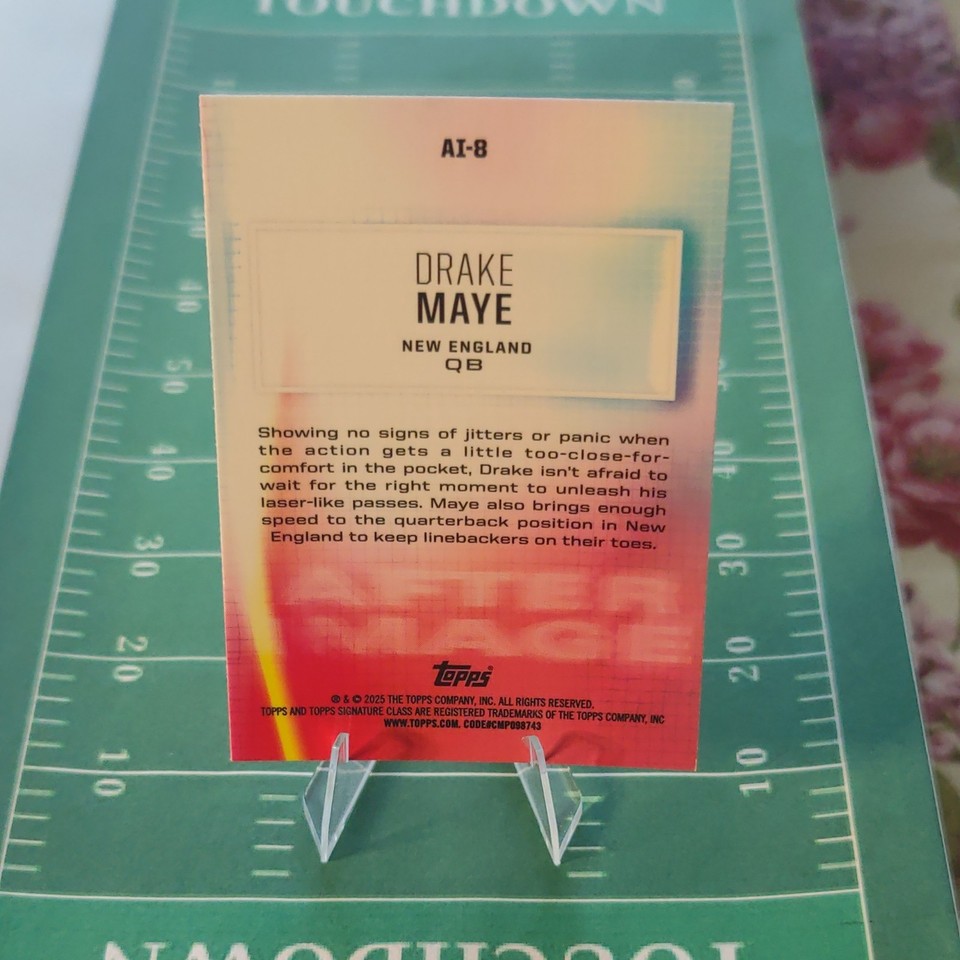 (#24) 2024 Topps Signature Class After Image Drake Maye RC | eBay