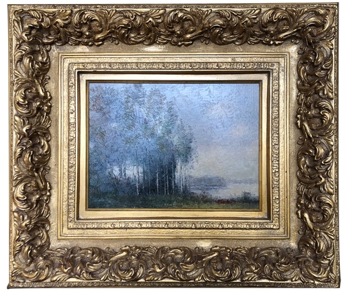 Antique Auction Framed Oil Painting landscape by STEPHANO | eBay