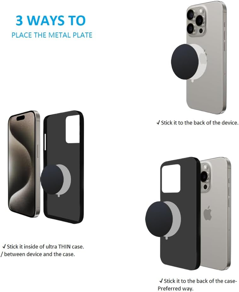 Scosche Magicmount Magnetic Mount Cell Phone Mobile Replacement Kit ...