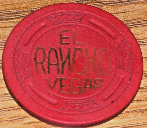 $5 VINTAGE 4th EDT GAMING CHIP FROM WILBUR CLARK'S EL RANCHO VEGAS ...