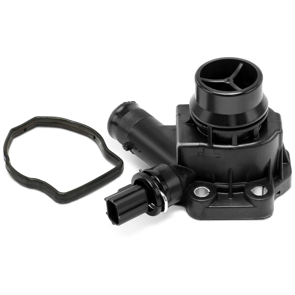 Thermostat Housing w/ Sensor Gasket For Volvo S60 V60 XC70 XC90 LR2 L6 ...