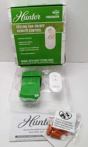 Hunter Universal On/Off Damp Rated Ceiling Fan Remote Control ...