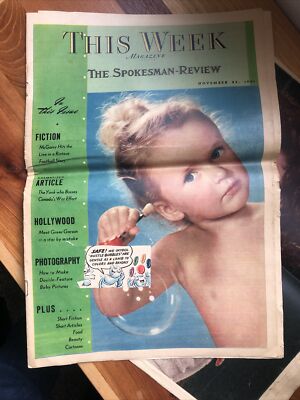 Vintage “THIS WEEK” Magazine Section Of Sportsman-Review Newspaper Nov ...