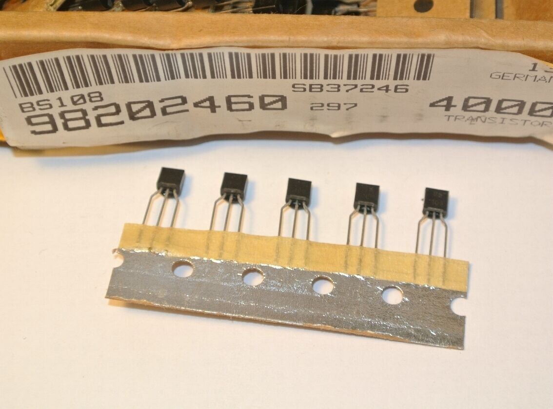 BS108 MOSFET 250mA 200V TO-92 ITT Transistor [QTY=5pcs] | eBay