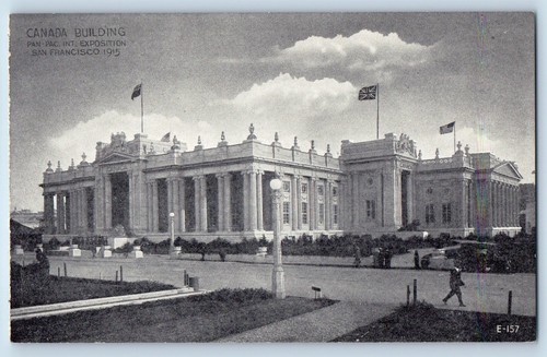 San Francisco California Postcard Canada Building Pan-Pac Int ...