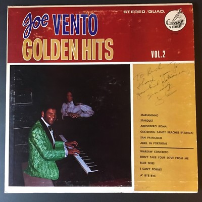 Joe Vento Golden Hits Vol 2~AUTOGRAPHED~1971 Big Band Jazz~VG++ Vinyl ...