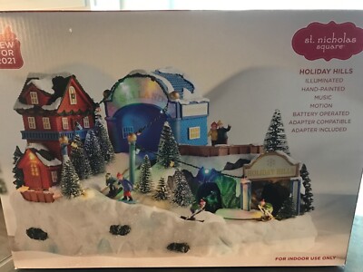 Holiday Hills Ski Land Resort St Nicholas Square Animated Lights Music ...