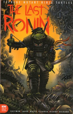TMNT The Last Ronin #5 FINALE *Signed* Mike Rooth 1st cameo Odyn, Uno ...