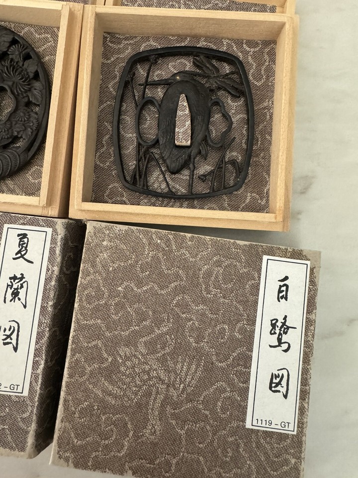 Hanwei Paul Chen Samurai Tsuba Collection 1111 1117 1119 1121 1122 1123 ...